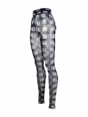Henrik Vibskov Cube-print Stockings - Black