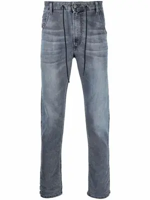DIESEL® Denim Drawstring Jeans - Grey