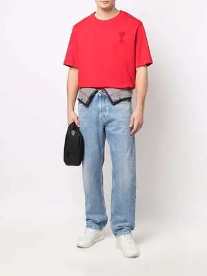 DIESEL® Layer Detail Tapered Jeans