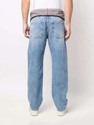 DIESEL® Layer Detail Tapered Jeans