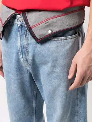 DIESEL® Layer Detail Tapered Jeans