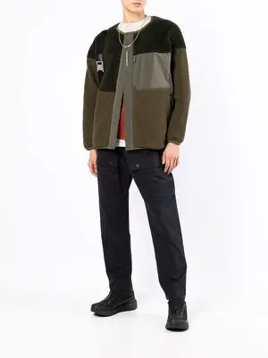 WHITE MOUNTAINEERING Patchwork Collarless Jacket