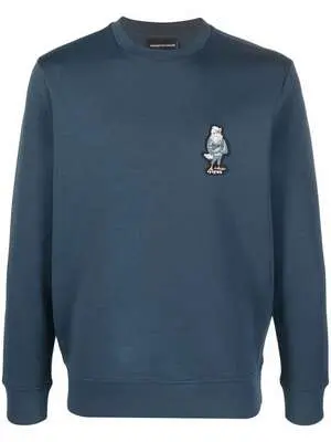 Emporio Armani Manga Capsule Logo-patch Sweatshirt