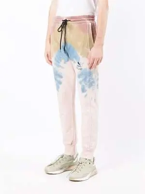 MAUNA KEA Tie-dye Print Track Pants - Brown