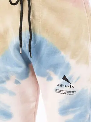 MAUNA KEA Tie-dye Print Track Pants - Brown