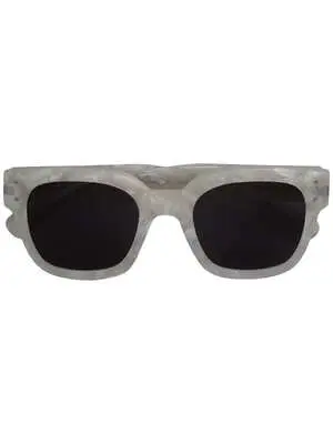 Amiri Square Logo Sunglasses - White