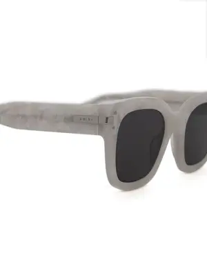 Amiri Square Logo Sunglasses - White