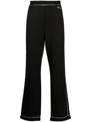 Amiri Straight-leg Satin Trousers