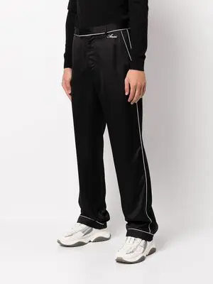 Amiri Straight-leg Satin Trousers