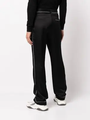 Amiri Straight-leg Satin Trousers