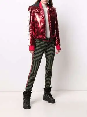 Perfect Moment Metallic Puffer Coat