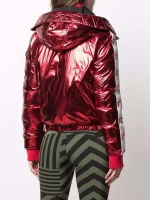 Perfect Moment Metallic Puffer Coat