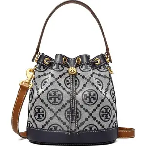 Tory Burch T Monogram Jacquard Bucket Bag