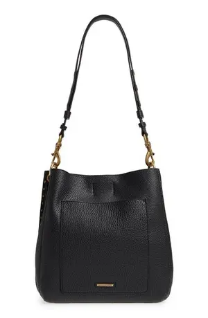Rebecca Minkoff Darren Deerskin Shoulder Bag - Black