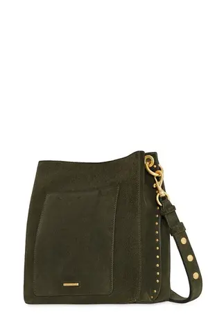Rebecca Minkoff Darren Deerskin Shoulder Bag - Moss