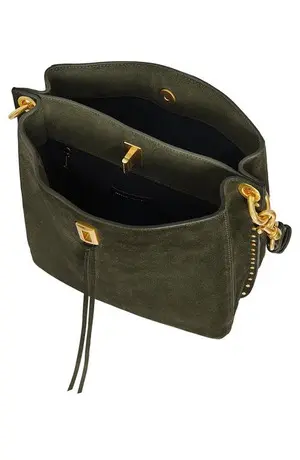 Rebecca Minkoff Darren Deerskin Shoulder Bag - Moss
