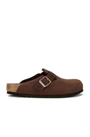 Men's Nubuck Leather Clogs