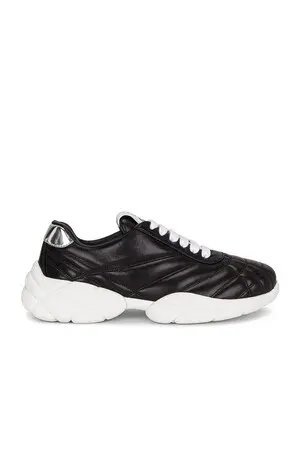 Miu Miu Quilted Leather Sneakers