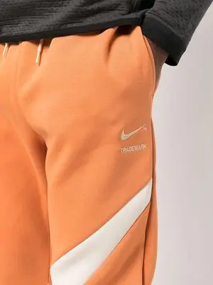Nike Swoosh-print Fleece Track Pants