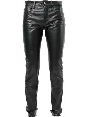 MAISON MARGIELA Straight-leg Leather Trousers