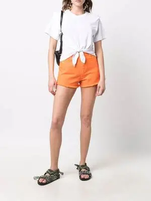 Kenzo Raw-edge Denim Shorts