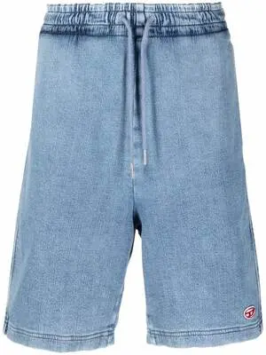 DIESEL® Logo-patch Denim Shorts