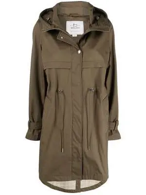 Woolrich Havice Zip-front Parka Coat - Green