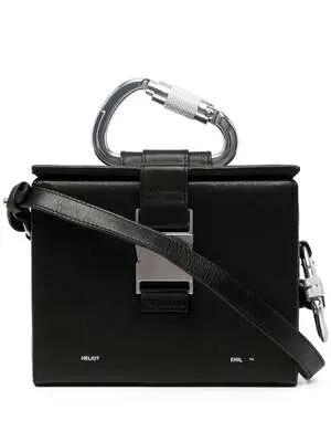 HELIOT EMIL Carabiner-detail Box Bag - Black