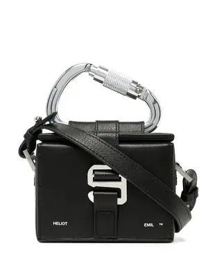 【美品】HELIOT EMIL BOX BAG ショルダーバッグ ブラック Heliot Emil Strap Box Bag - Black | Editorialist