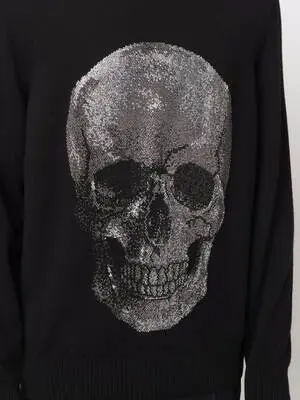 Philipp Plein Iconic Skull Cashmere Sweater