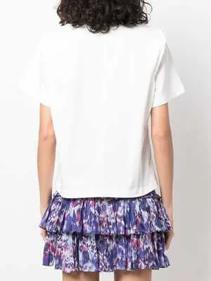 Isabel Marant Étoile Zelitos Pleat-detail T-shirt - White