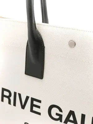 Saint Laurent Rive Gauche Tote Bag - Neutrals