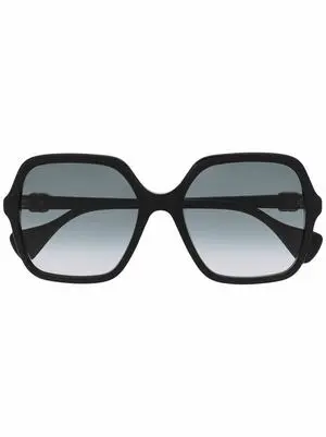 Gucci Oversize-frame Sunglasses - Black