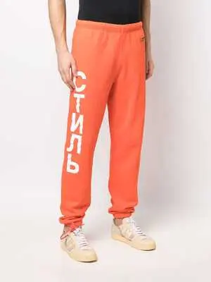 Heron Preston Print Track Pants - Orange