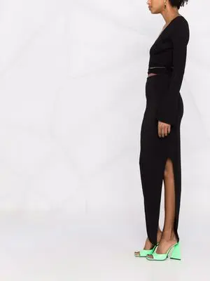Helmut Lang Asyetric Draped Skirt