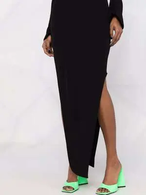 Helmut Lang Asyetric Draped Skirt