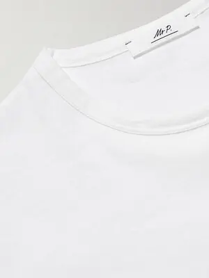 Mr P. Organic Cotton-jersey T-shirt Xl