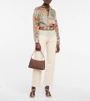 Etro Printed Silk Shirt