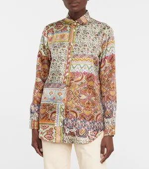 Etro Printed Silk Shirt