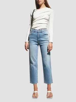 SLVRLAKE London Cropped Straight Jeans
