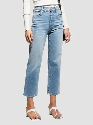 SLVRLAKE London Cropped Straight Jeans