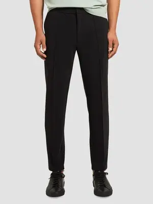 Theory Curtis Elastic-waist Trouser Pants - Black
