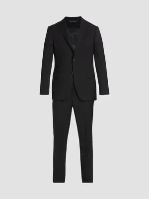 SAKS FIFTH AVENUE Collection Nested Wool Suit - Black
