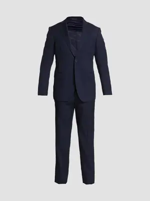 SAKS FIFTH AVENUE Collection Nested Wool Suit - Navy