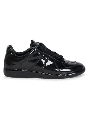 MAISON MARGIELA Men's Rubber Replica Low-Top Sneakers - Red  Black