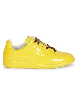 MAISON MARGIELA Men's Rubber Replica Low-Top Sneakers - Red  Taxi