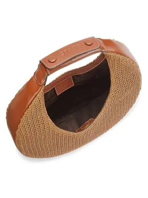 Staud Raffia Moon Tote