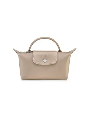 Longchamp Le Pliage City Pouch With Handle - Sand