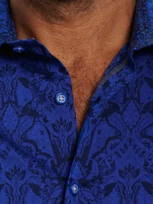 Robert Graham Highland Woven Shirt - Navy