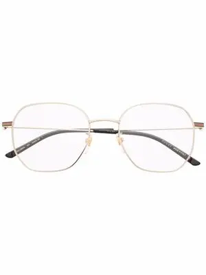 Gucci Gg1125o Round-frame Glasses - Gold